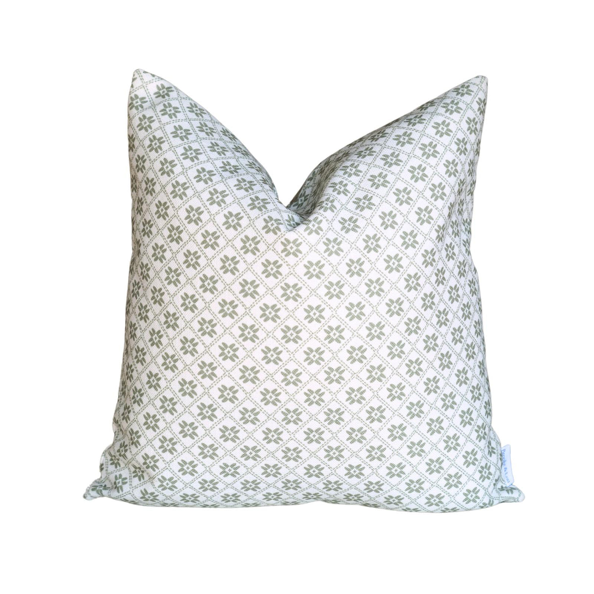 Dainty Lattice Pillow in Willow | Brooke & Lou